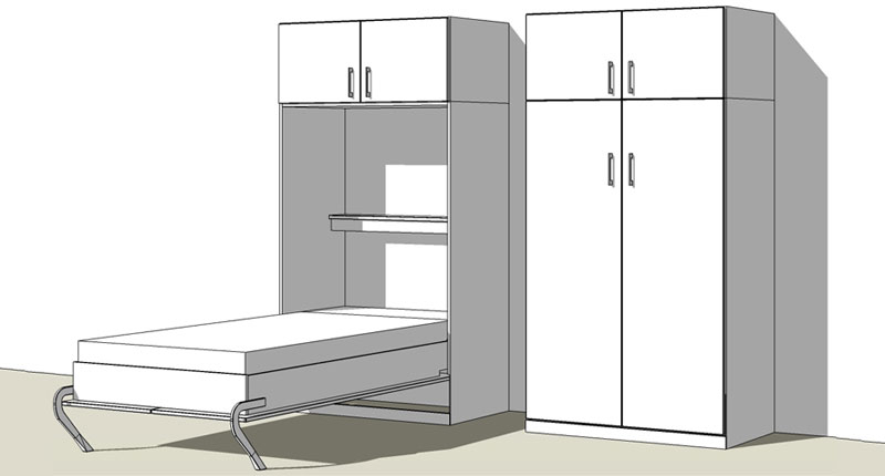 Schrankbett (Type B531) | schrankbett-planer.de